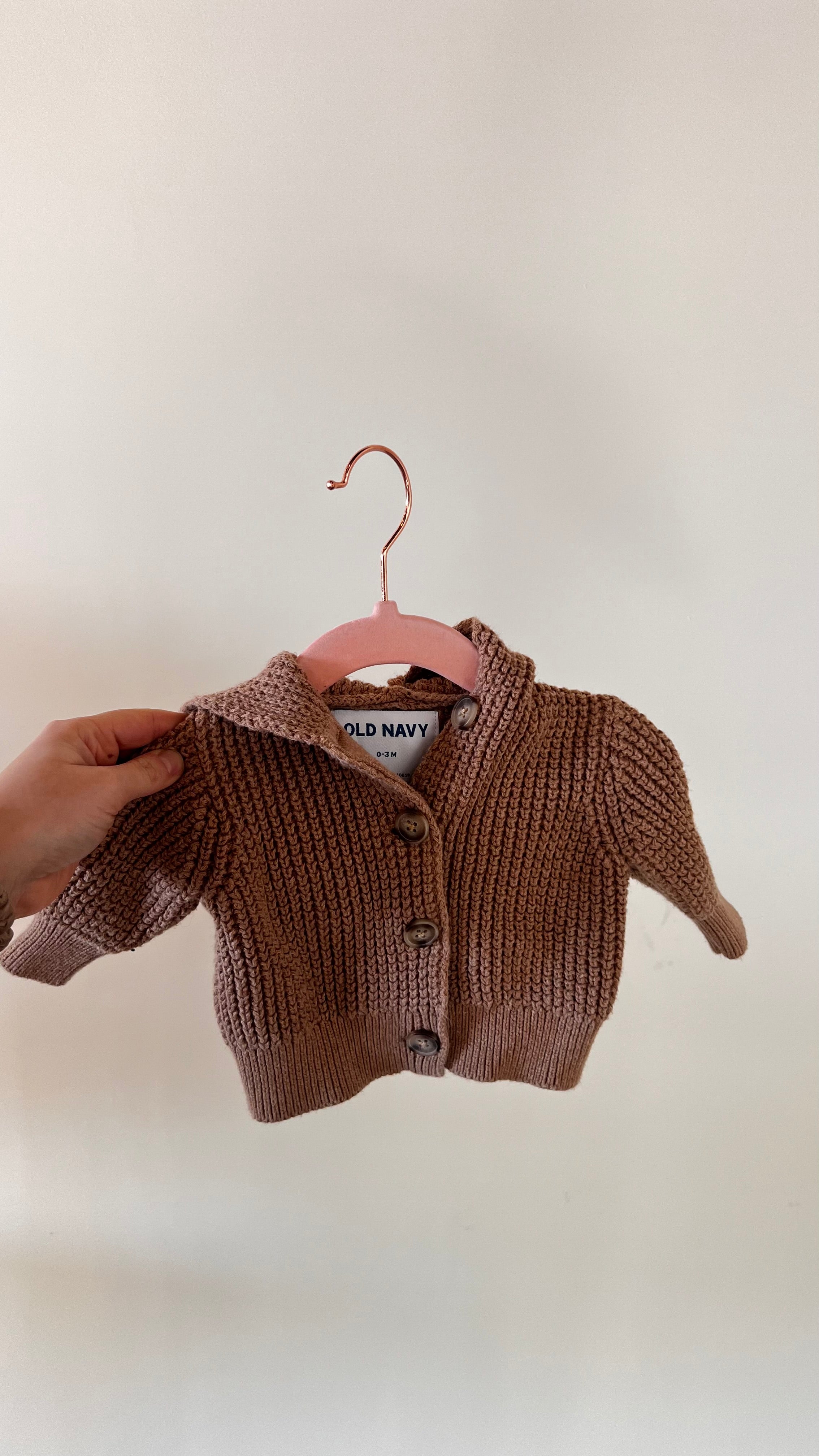 JE - Consignment - Old Navy Knit Cardigan - 0-3M – Fields of Wheat Boutique