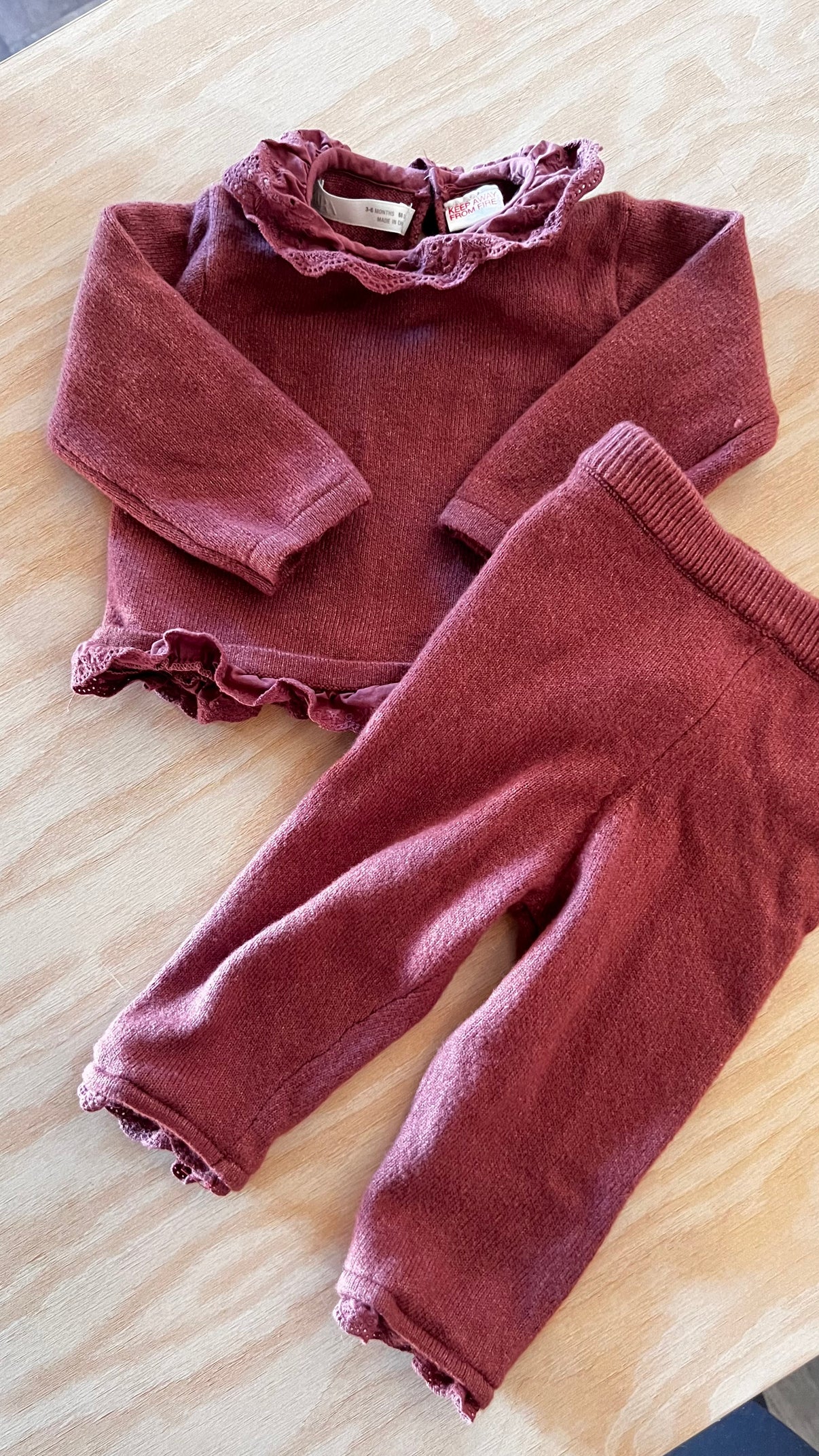 BH - Consignment - Zara Two Piece Set - 3-6M – Fields of Wheat Boutique